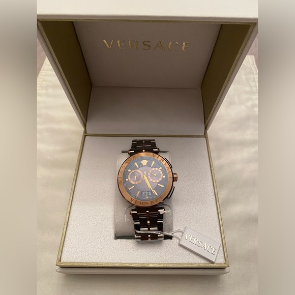 Versace | Accessories | Versace Chronograph Watch | Poshmark